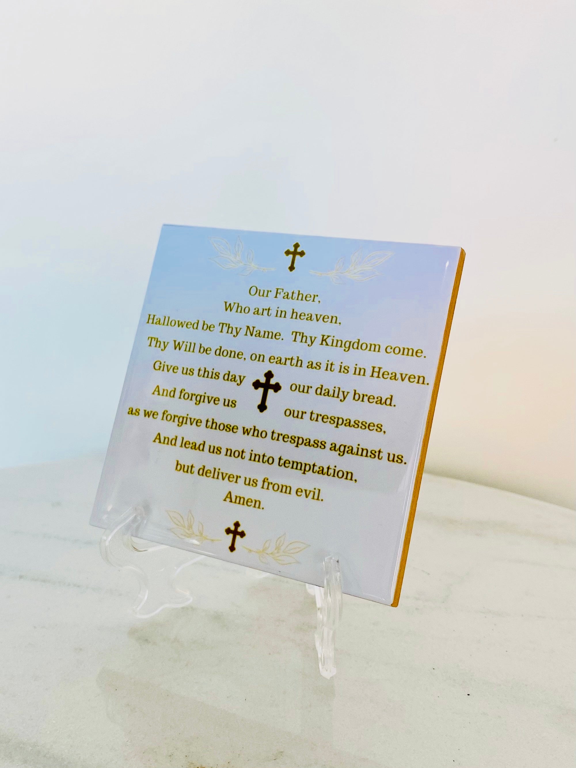 Lord's Prayer Tile in English – Matakii Shop